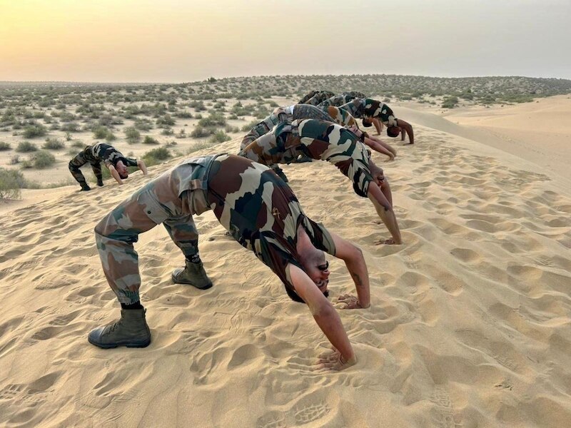 International Yoga Day 2024 Indian Army PM Modi Ramdev US Times Square ...