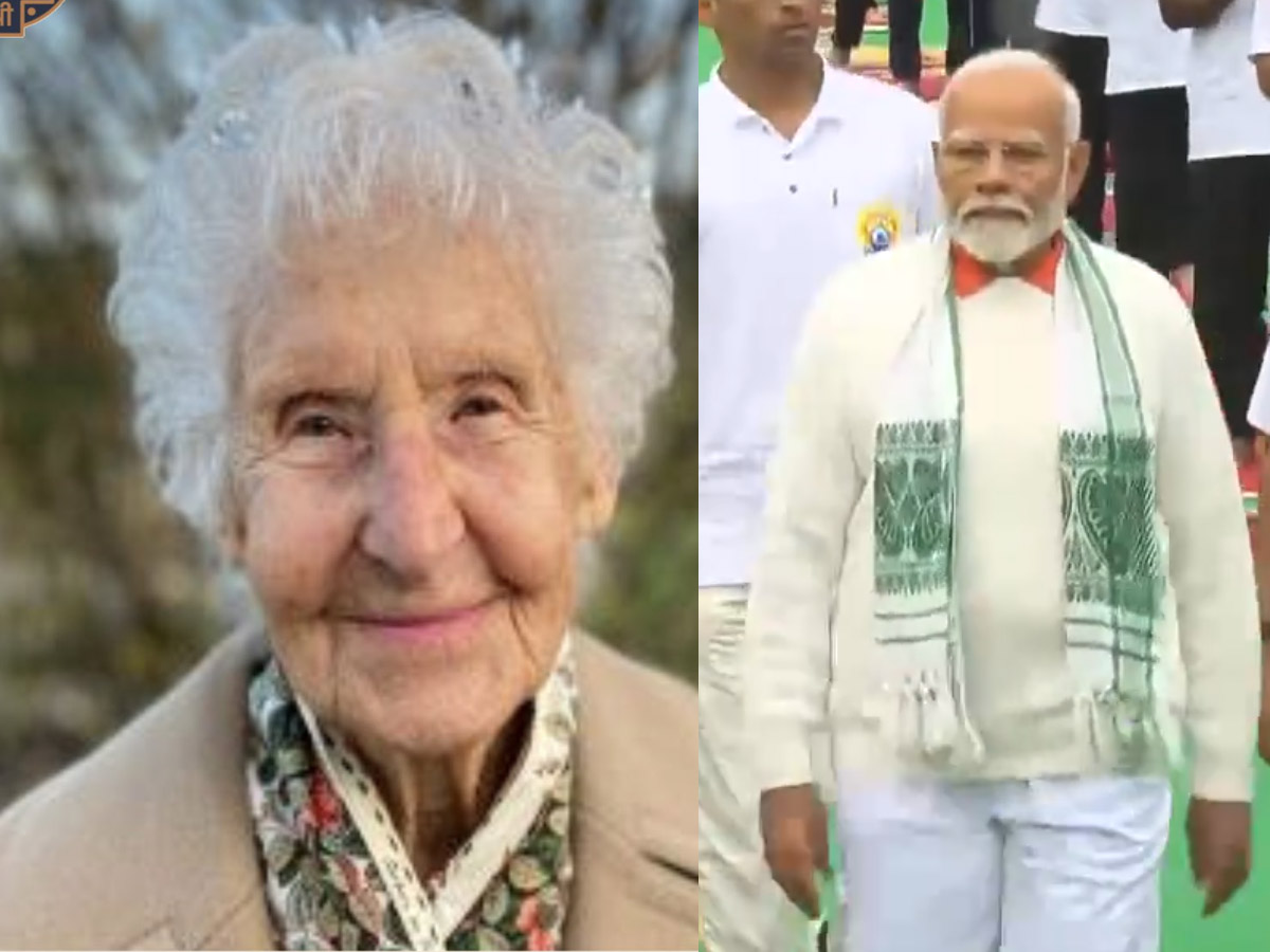 International Yoga Day Pm Modi Speaks About A 101 Year Old France Women