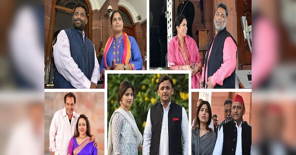 Parliament Session Husband Wife in Lok Sabha Akhilesh Dimple Yadav ...