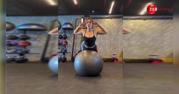 ufff neha sharma insane workout video in gym fans get 440 volt shock ...