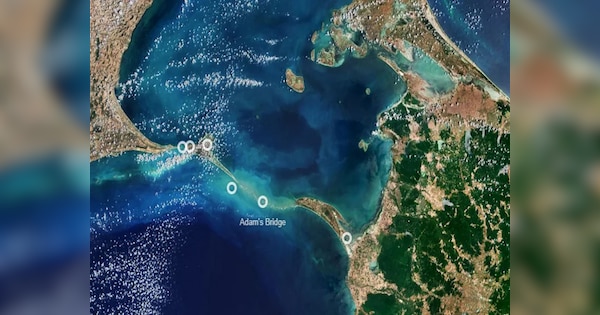 'Ram Setu' as seen from space: European Space agency gives beautiful ...