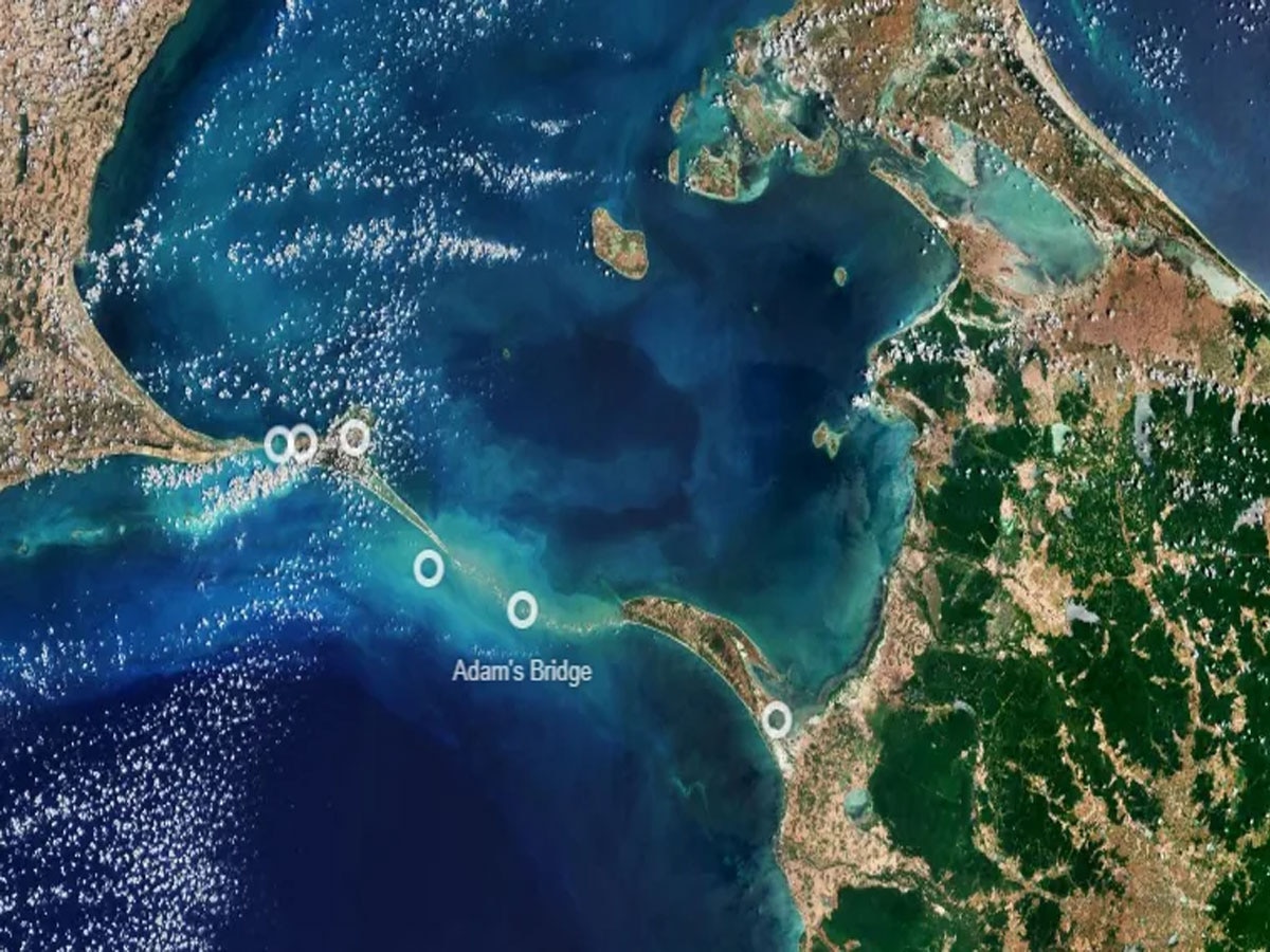 'Ram Setu' as seen from space: European Space agency gives beautiful ...