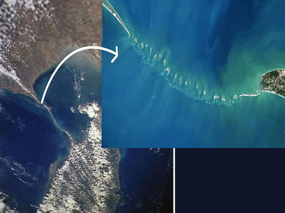 'Ram Setu' as seen from space: European Space agency gives beautiful pictures | ESA ने शेयर की ...
