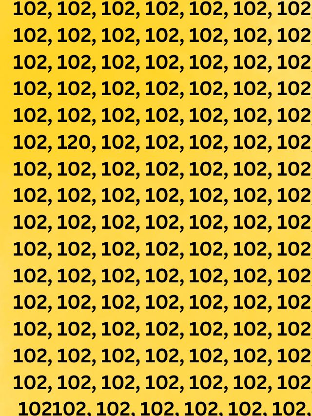 optical illusion find 120 hidden between 102 number khojo to jane ...