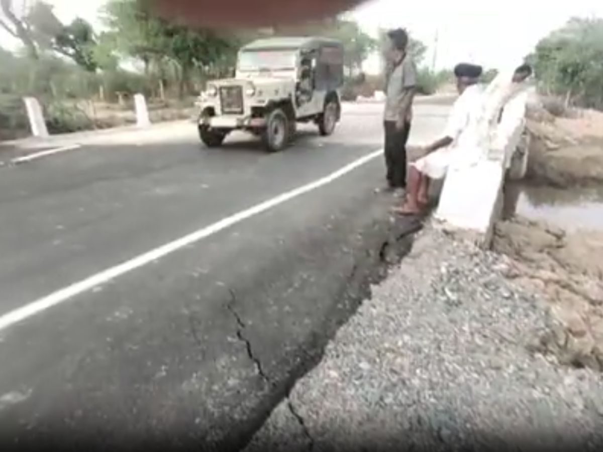 Pali News Cracks appeared in bridge built on Hemliyavas drain | Pali ...