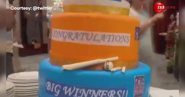 omg Special theme cake made at ITC Maurya for grand welcome of Indian ...