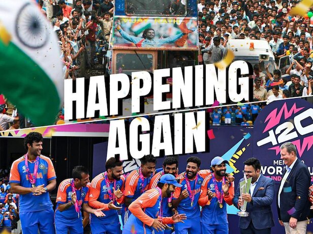 when and where to watch team india Open Bus Parade Live today Indian ...