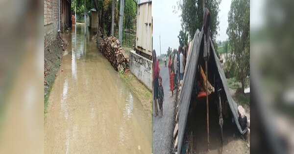 Bihar Flood Situation worsened due to flood in Bagaha Bihar people ...