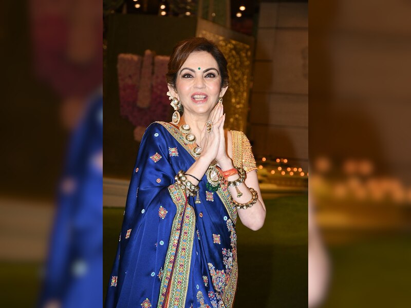Nita Ambani wear most expensive too big size diamond rani haar steal ...