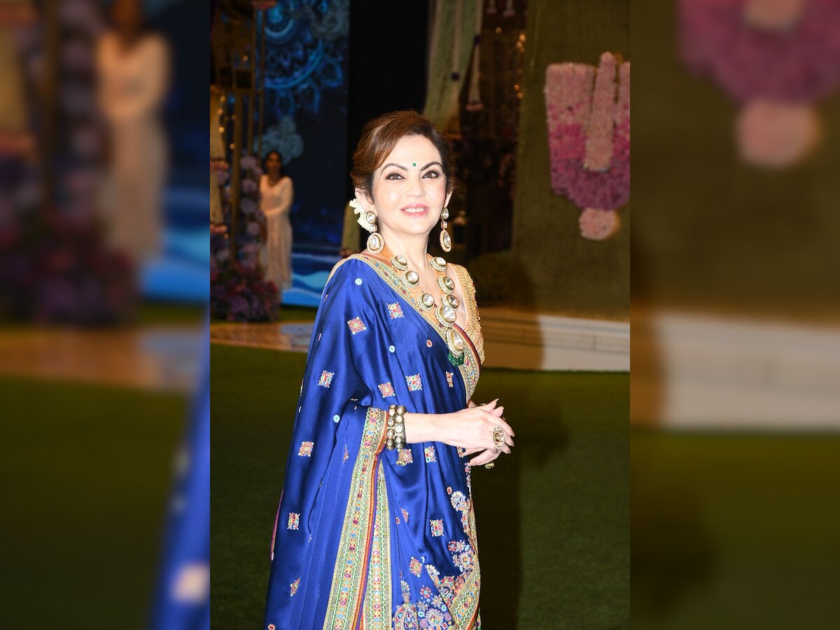 Nita Ambani wear most expensive too big size diamond rani haar steal ...