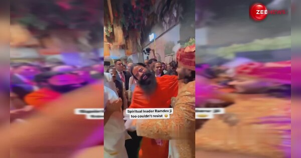 baba ramdev dance video went viral in anant radhika big fat wedding ...