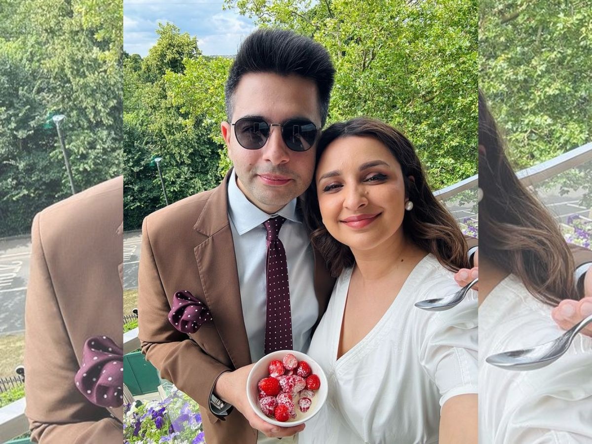 Parineeti Chopra and Raghav Chadha Visit Wimbledon 2024 Final See ...