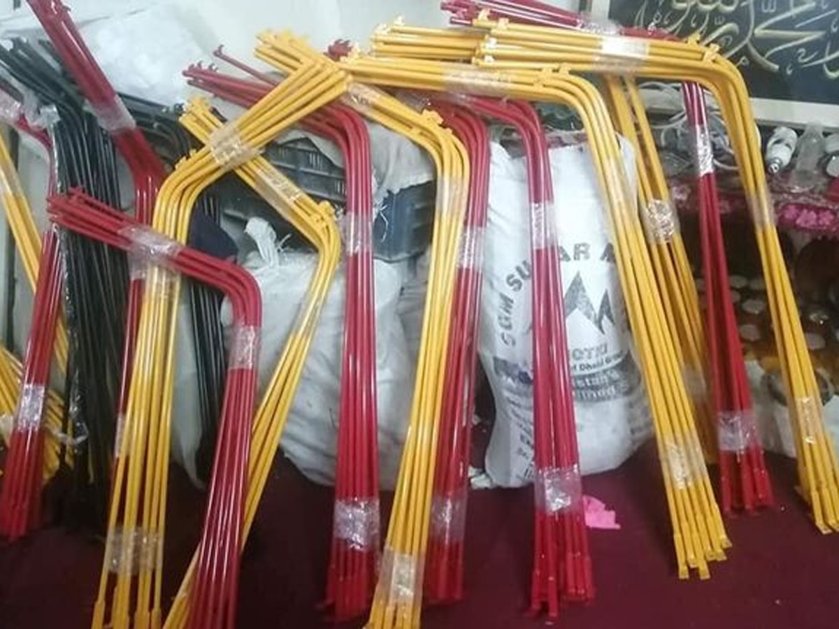 string protector installation on bikes and scooters to prevent people ...