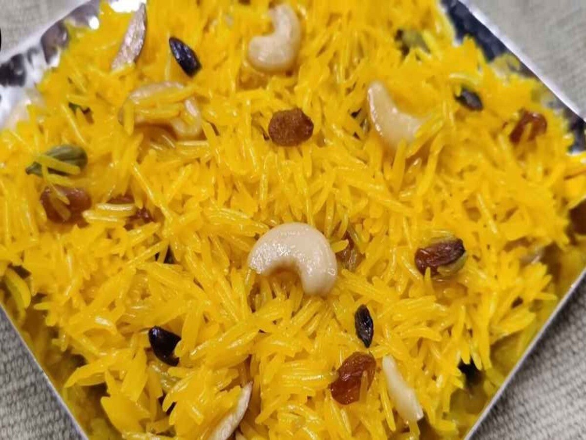 know the easy recipe of making Zarda Rice sweet chawal your family ...