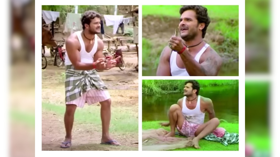 Khesari Lal Yadav Comedy Scene Video Viral From Film Mehandi Laga Ke ...