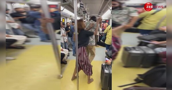 woman did hilarious dance moves in metro netizens says mirgi ka daura ...