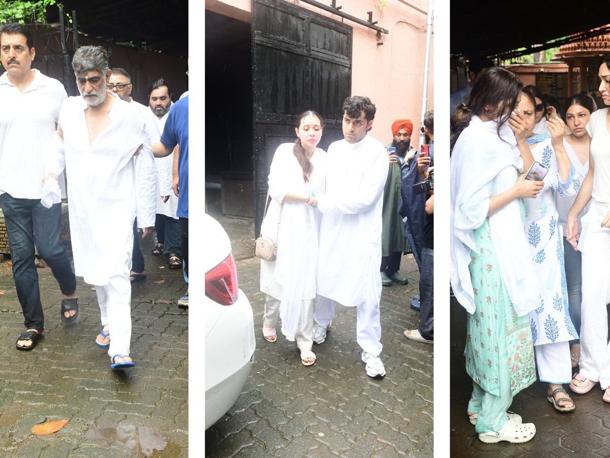 Tishaa Kumar funeral Divya Khossla Riteish Deshmukh Farah Khan Saiee ...