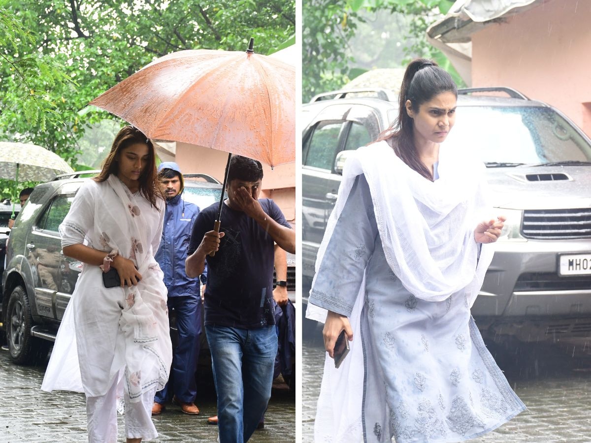 Tishaa Kumar funeral Divya Khossla Riteish Deshmukh Farah Khan Saiee ...