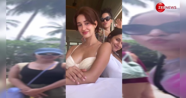 disha patani fascinating beach look in white bikini cleavage cutie and hotie look made fans ...