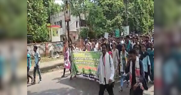 Tribal student organizations took out public anger rally protest ...