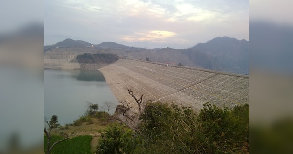 Pathankot Ranjit Sagar Dam water level only 3 meters 73 centimeters ...