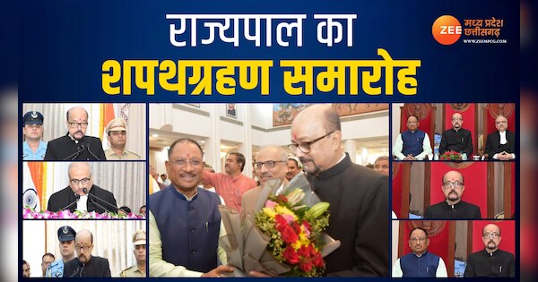 ramen deka took oath as the 10th governor of chhattisgarh raj bhawan ...