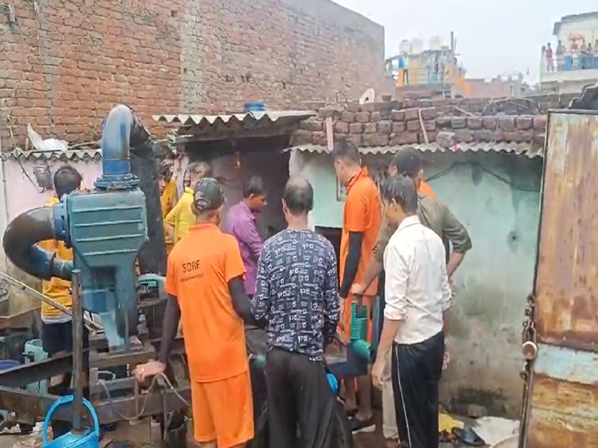Jaipur News 3 people died due to water filling the basement of house in ...