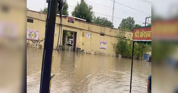 Churu Taranagar Rain water loss worth crores | तारानगर में बरसाती पानी ...