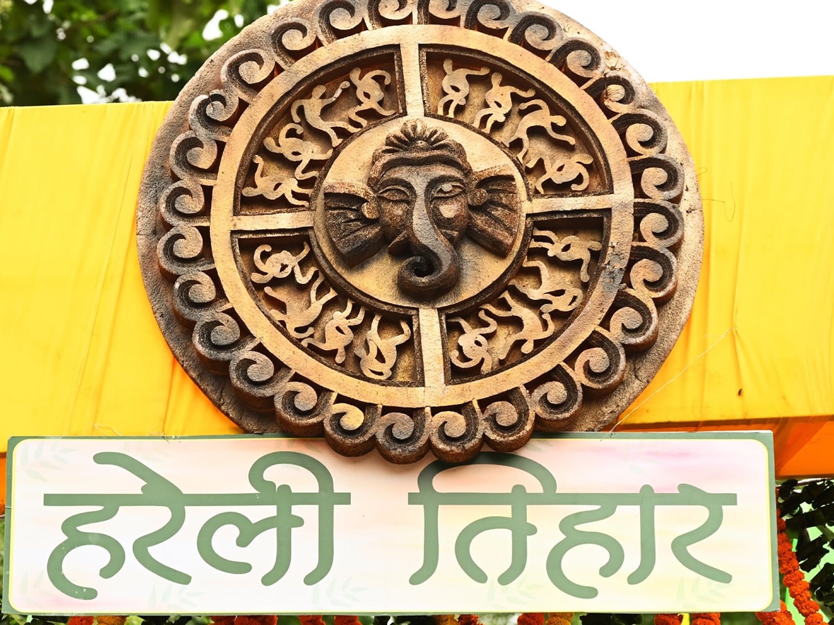 CM Vishnu Deo Sai celebrates Hareli festival in traditional form see ...