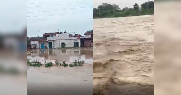 Bihar Flood Nalanda Lokayan river water entered Beldar Bigha village ...