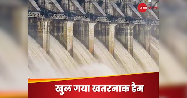 bargi dam gates open to control water in narmada river madhya pradesh ...
