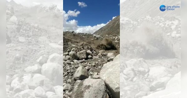 lahaul flood video of himachal pradesh weather news in hindi | शिंकुला दर्रे के पास धूप में आया ...