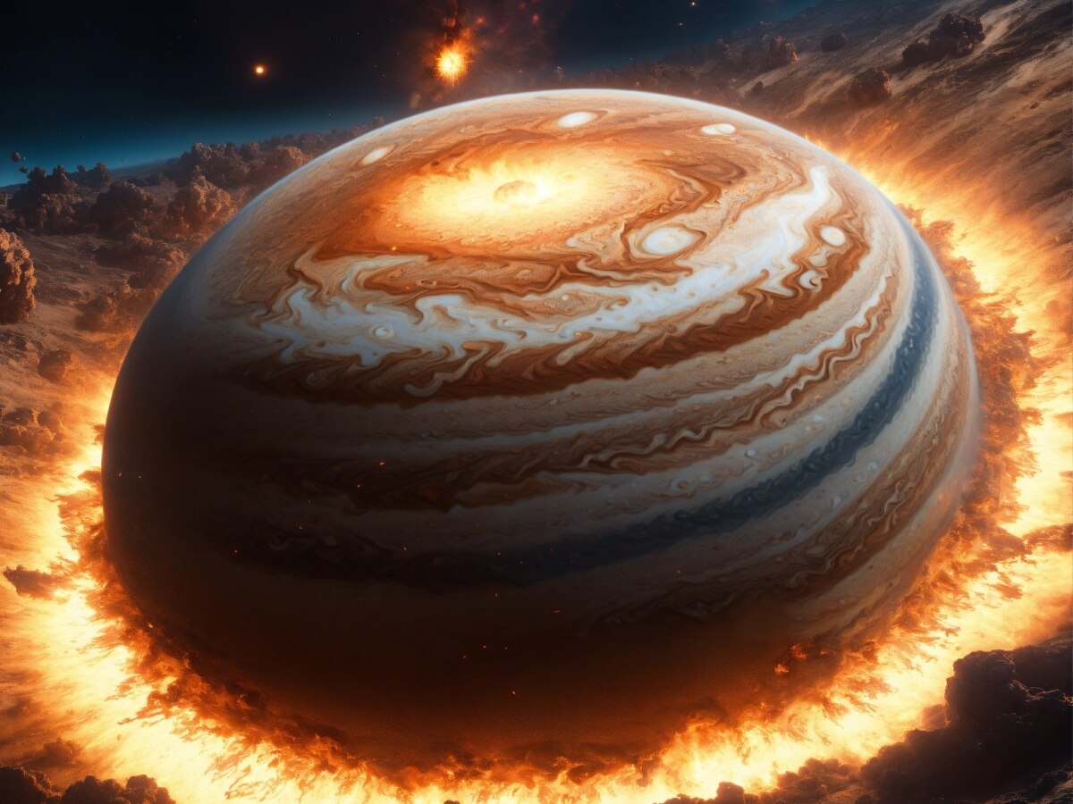What if Jupiter hit Sun know its impact on earth | Sun-Jupiter Collide ...