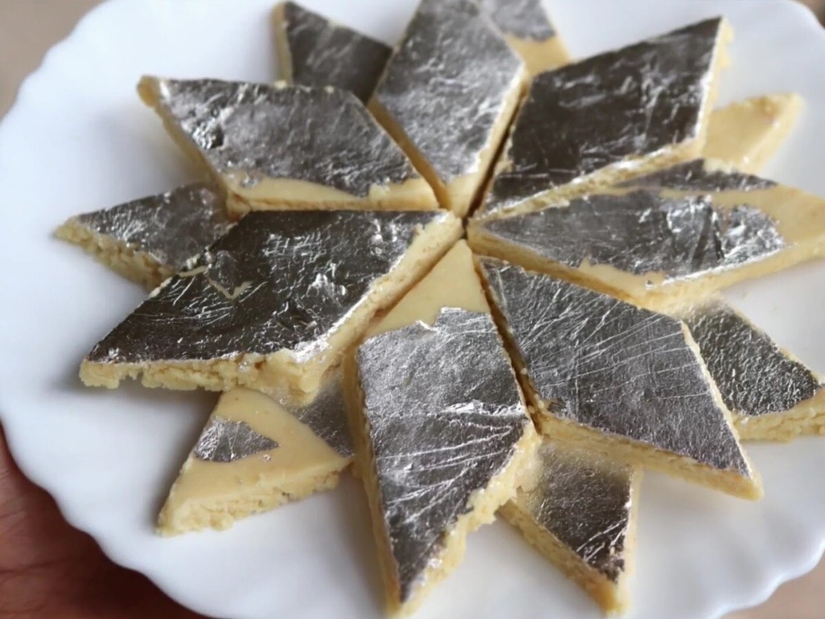 Raksha bandhan Special receipe How To Make Peanut Barfi like kaju katli ...