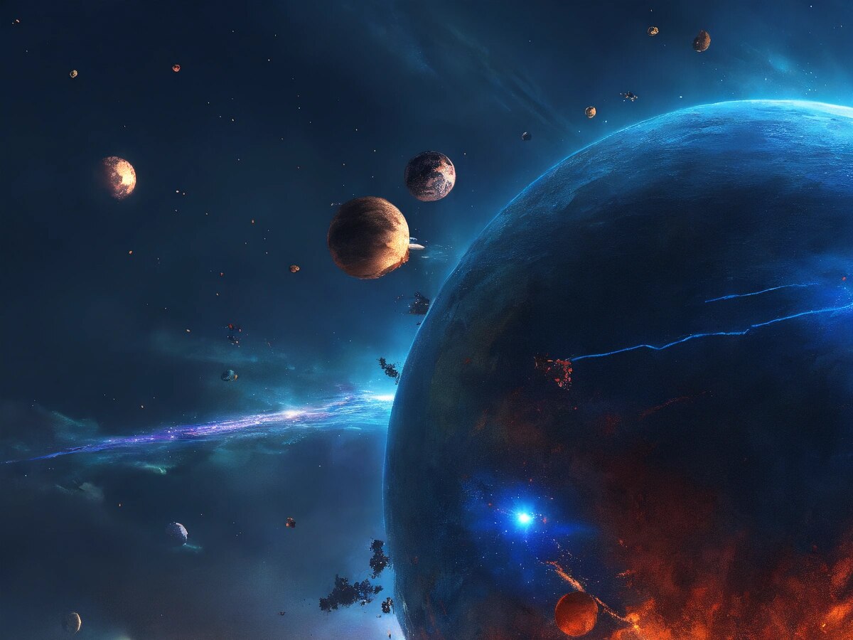 Dangerous planets in space where it rains glass and a river of fire ...