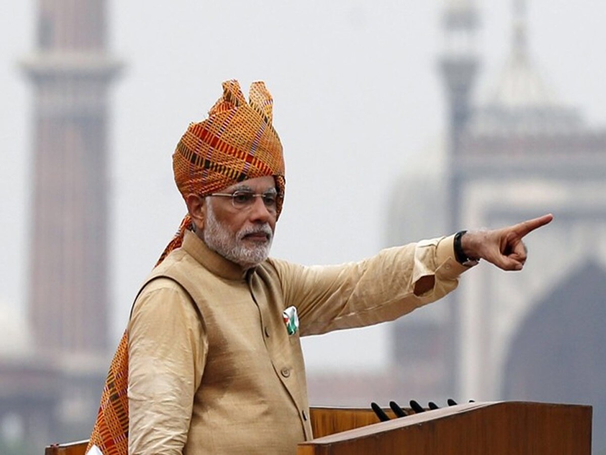 Independence Day 2024 pm narendra modi look iconic turban and dress ...