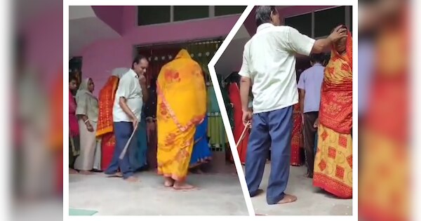 Health department action on stick wielding Rishi Baba in Vaishali| यहां ...