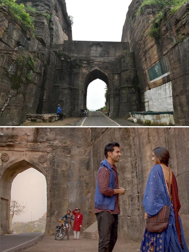 stree 2 movie chanderi shooting location kati ghati gate historical ...