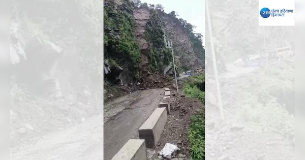 chandigarh manali national highway blocked due to landslide in mandi himachal pradesh | Mandi ...