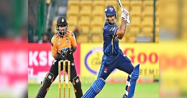 karnataka maharaja t20 trophy hubli tigers vs bengaluru blasters triple ...