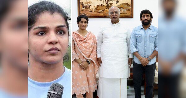 sakshi malik blunt reaction on Bajrang punia vinesh phogat joining ...