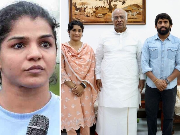 sakshi malik blunt reaction on Bajrang punia vinesh phogat joining ...