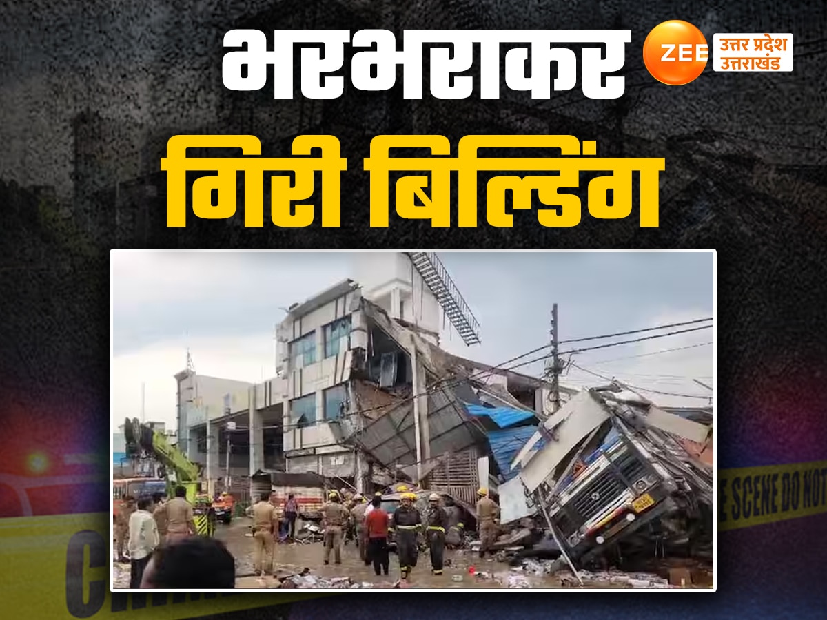 3 storey building collapsed in sarojini nagar amid continuous raining ...