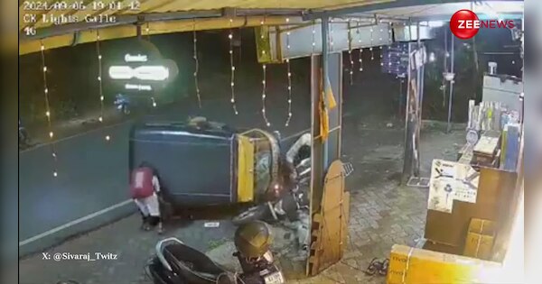 school girl saved her mother heroically lift over turned auto rickshaw ...
