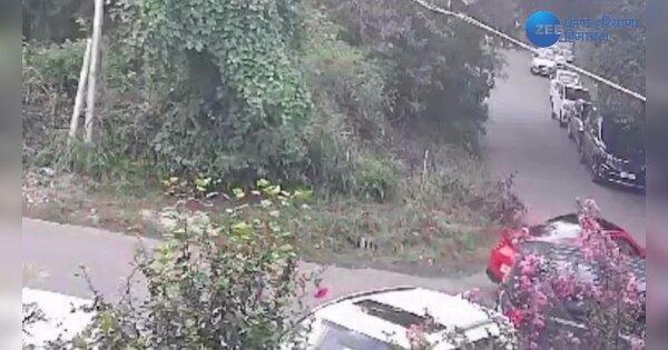 suspicious explosion took place at residence in Chandigarh sec 10 cctv footage video viral ...