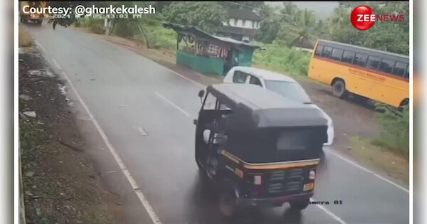 man trying to overtake in speed got hit by car coming from front video ...