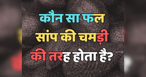 Trending Quiz कौन सा फल सांप की चमड़ी की तरह होता है Trending Quiz