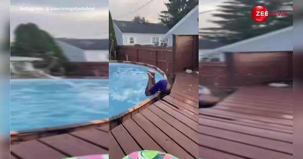 child back flip in swimming pool what happened next make users stunned ...