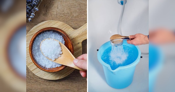 Mix this 1 spoon salt in bathing water 5 health problems will flow down ...
