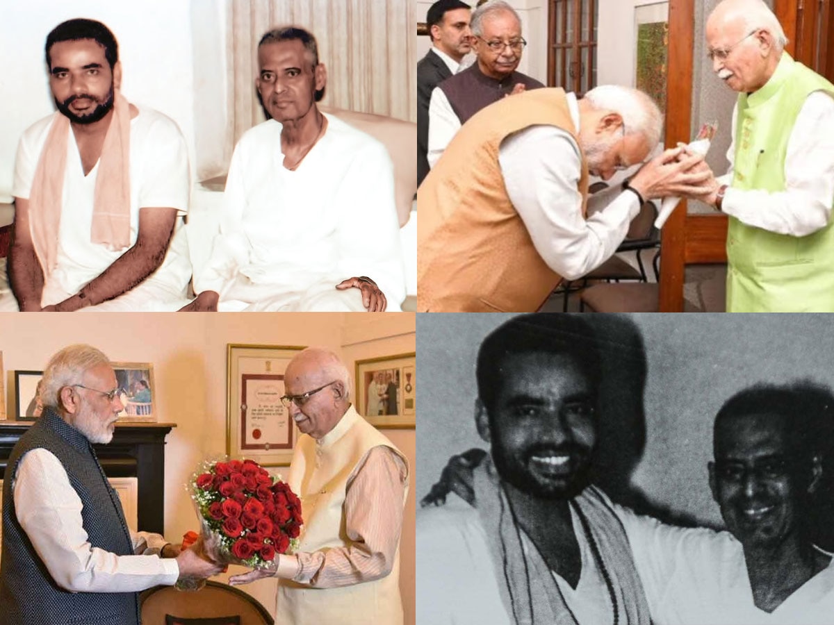 narendra modi Guru Lakshmanrao Inamdar who convince him to join RSS and ...